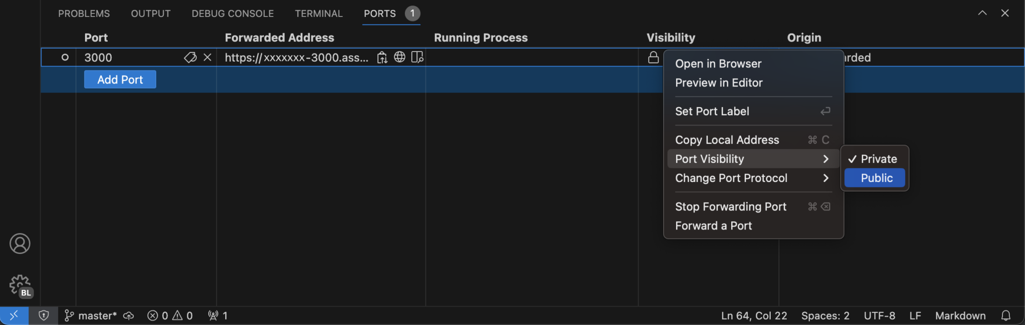 VSCode の Local Port Forwarding を試してみました - アシアルTechブログ